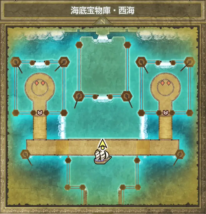 【HD-2D版ドラクエ2】「海底宝物庫・西海」の宝箱やショップ、出現モンスター等のまとめ｜DQ2/ドラゴンクエストII リメイク 攻略Wiki：ヘイグ