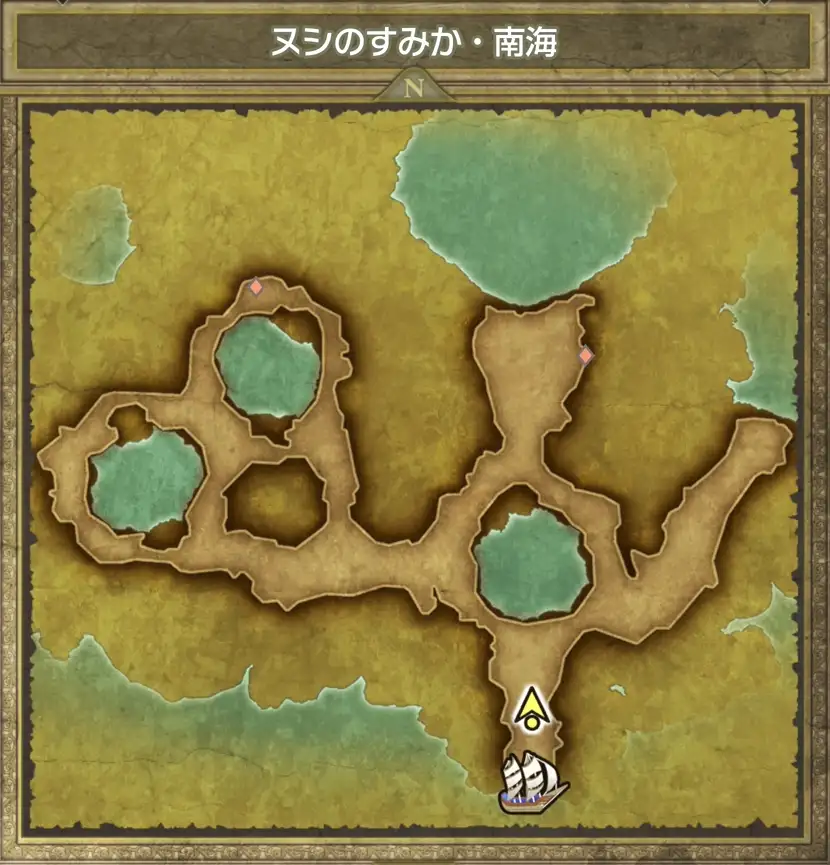 【HD-2D版ドラクエ2】「ヌシのすみか・南海」の宝箱やショップ、出現モンスター等のまとめ｜DQ2/ドラゴンクエストII リメイク 攻略Wiki：ヘイグ