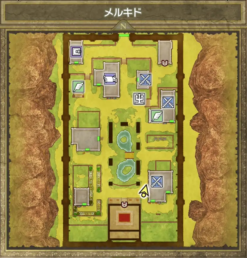 【HD-2D版ドラクエ2】「メルキド」の宝箱やショップ、出現モンスター等のまとめ｜DQ2/ドラゴンクエストII リメイク 攻略Wiki：ヘイグ